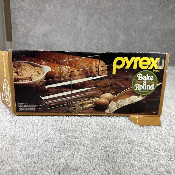 Pyrex | Kitchen | Vintage Pyrex Bakearound Glass Bread Baking Tube 99 ...